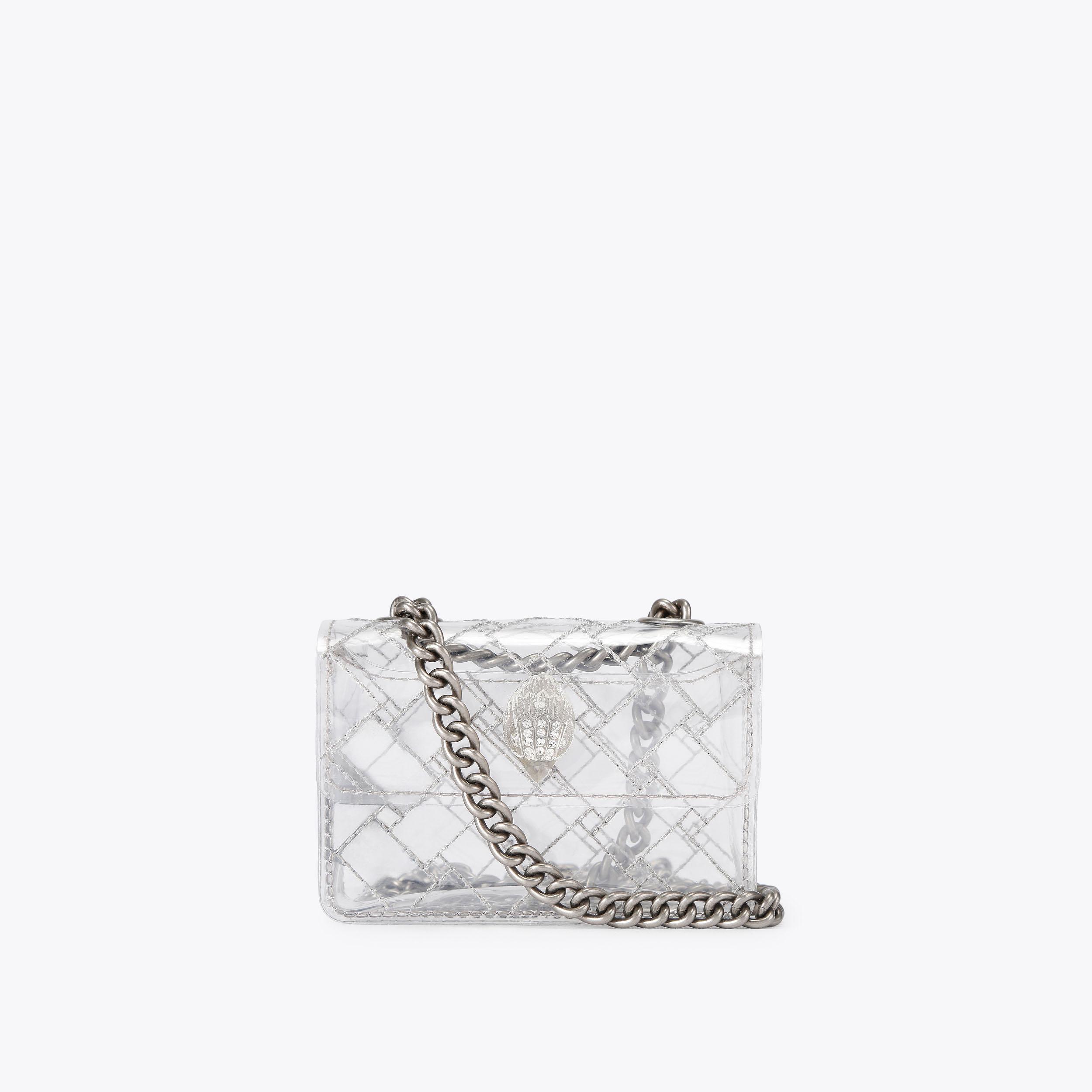 MICRO KENSINGTON Shiny Gold Micro Bag by KURT GEIGER LONDON