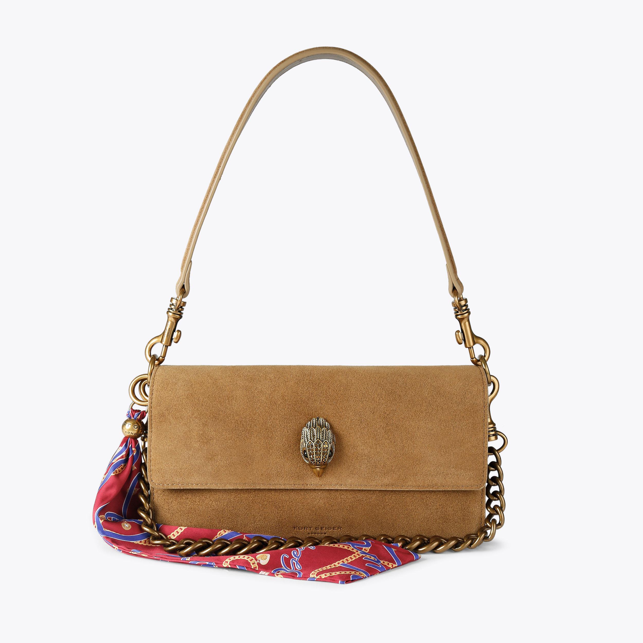 Sloane Soft Shoulder Bag - tan