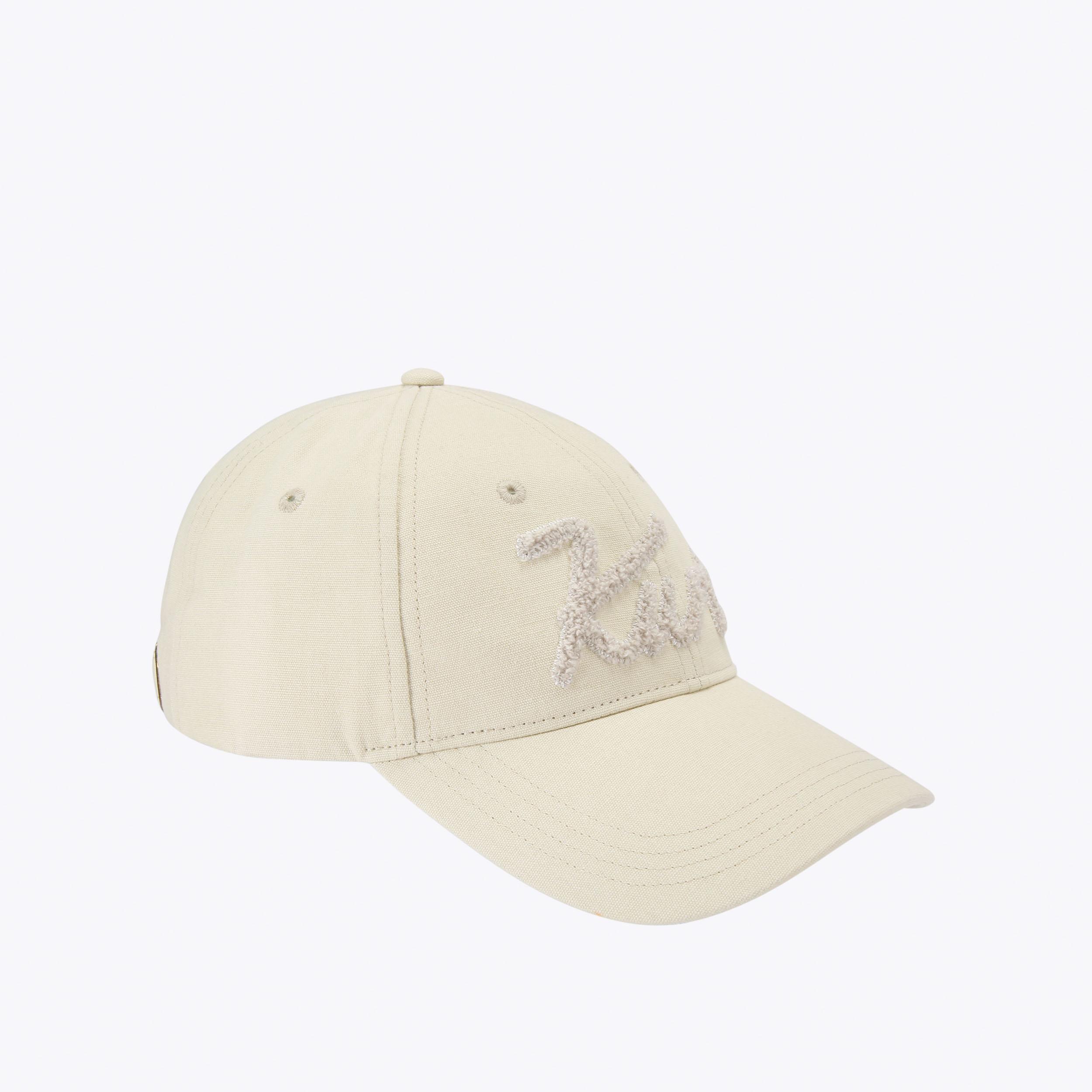 MENS KURT CAP Bone Tufted Cap by Kurt Geiger London