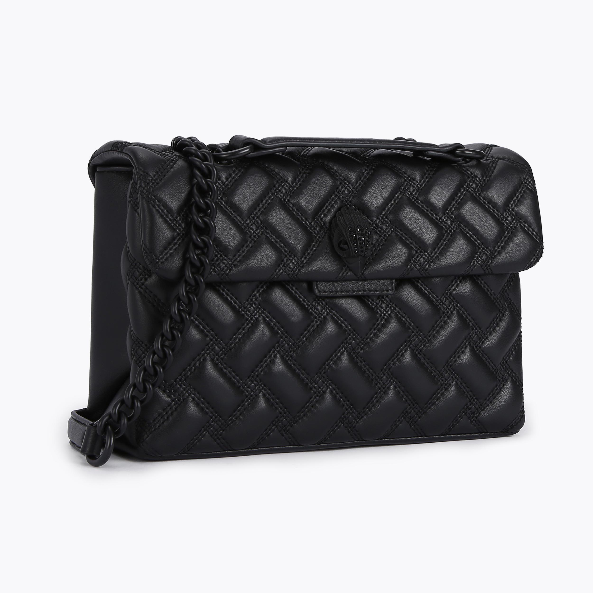 KENSINGTON BAG DRENCH Black Quilted Leather Shoulder Purse by KURT ...