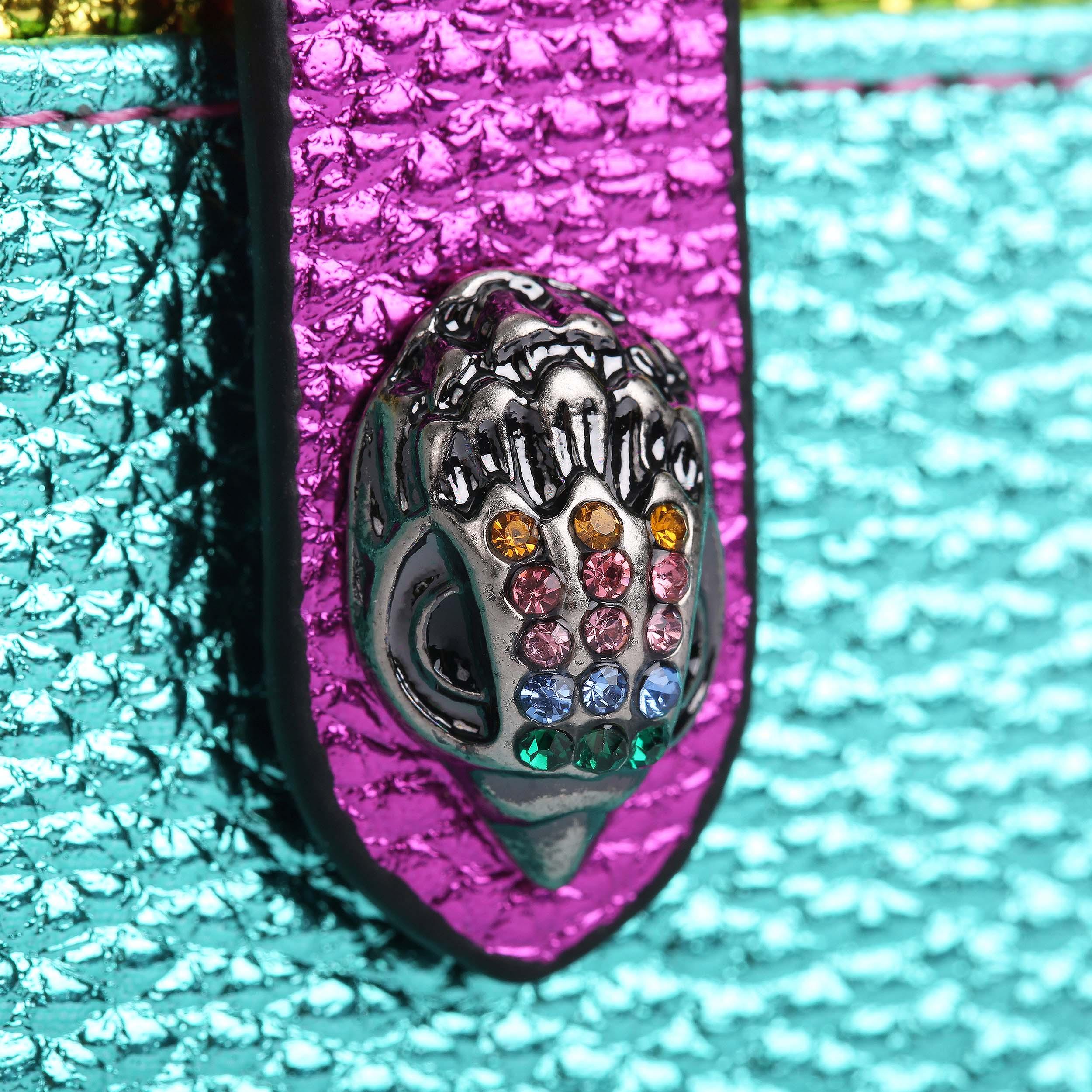 MULTI CARD HOLDER Multi Colored Metallic Card Holder by KURT GEIGER LONDON