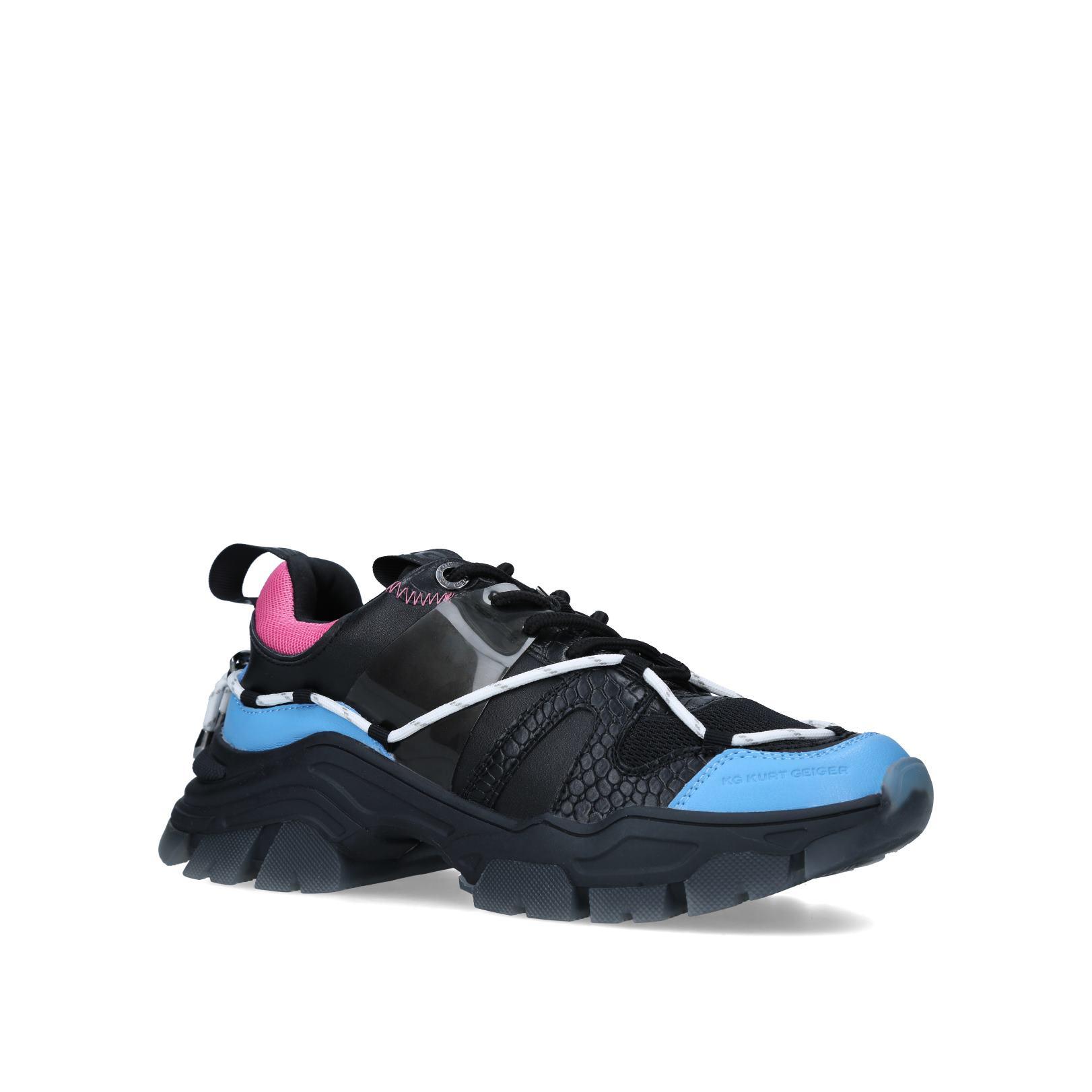 LIMITLESS Black Combination Toggle Tie Sneakers by KG KURT GEIGER