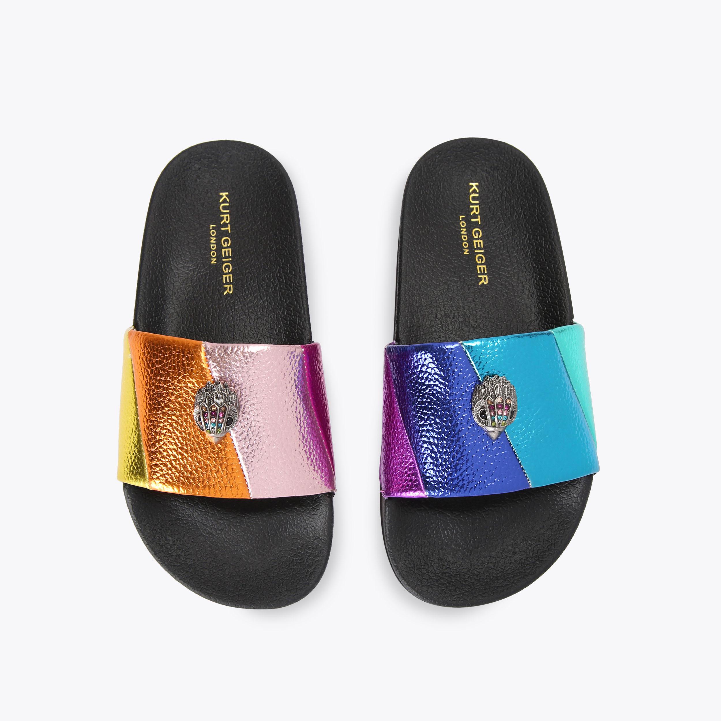MINI MEENA EAGLE mini rainbow sandal by KURT GEIGER LONDON