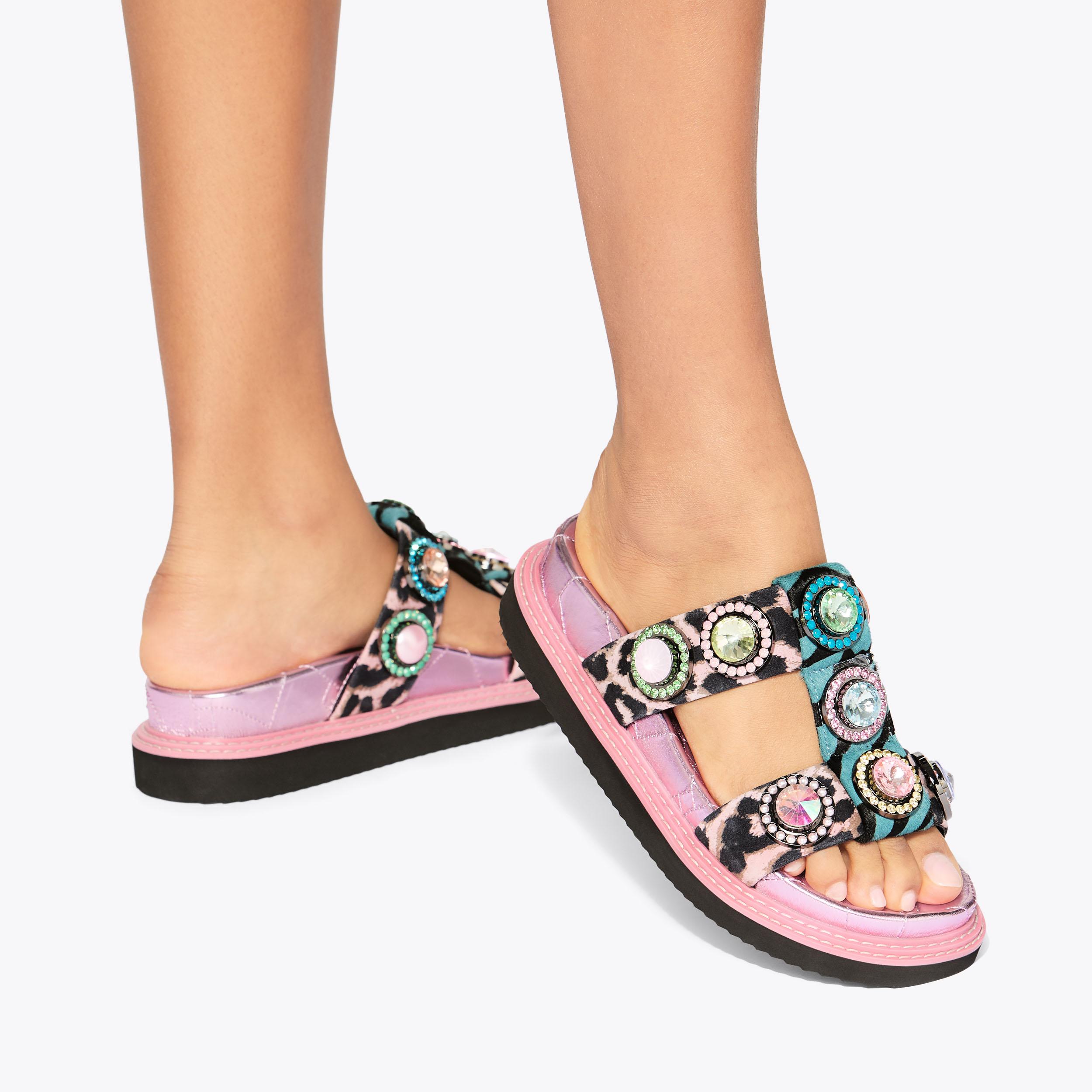 ORSON CRYSTAL SANDAL Crystal Slip On Sandal by KURT GEIGER LONDON
