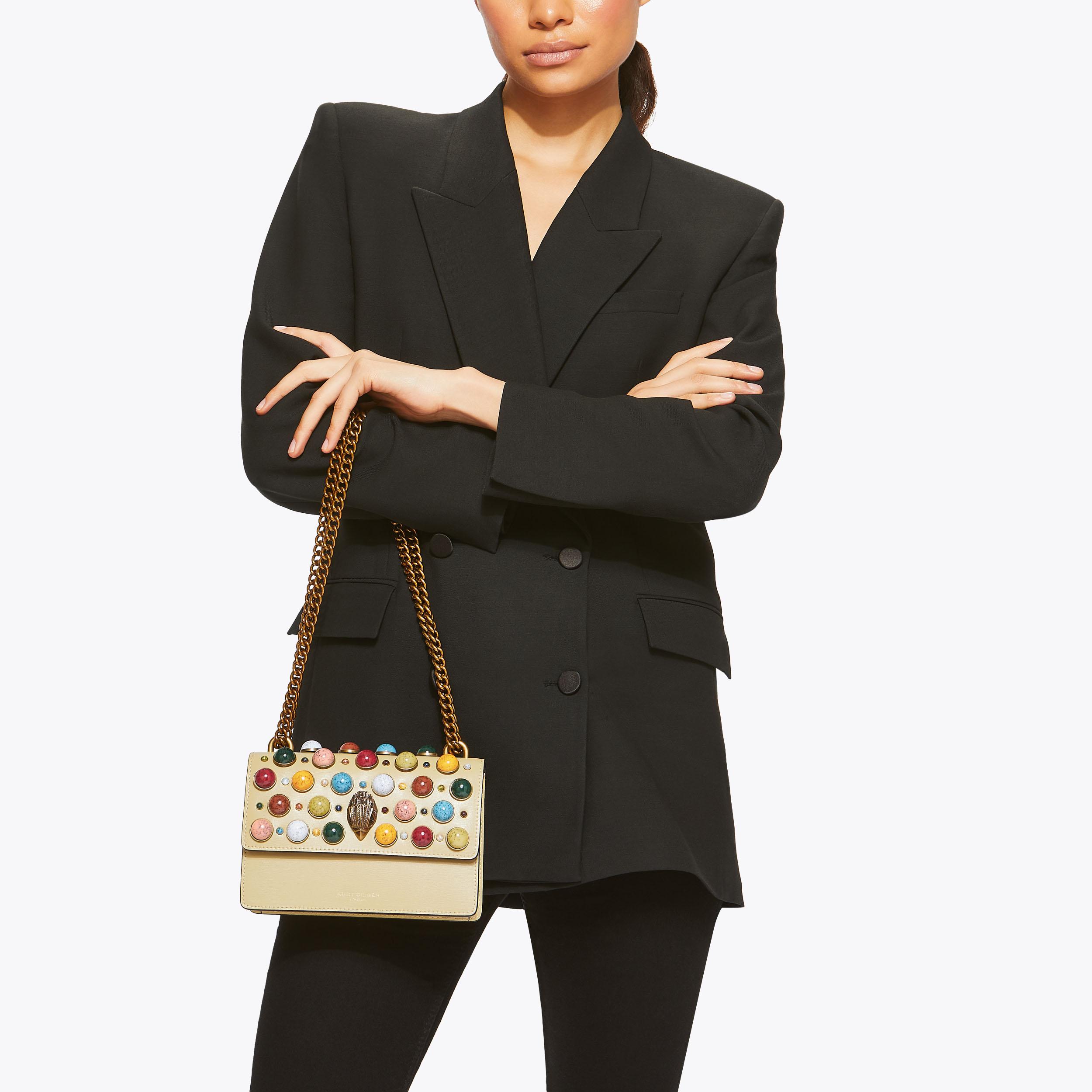 SHOREDITCH SM CROSS BODY Leather Cross Body Bag by KURT GEIGER LONDON