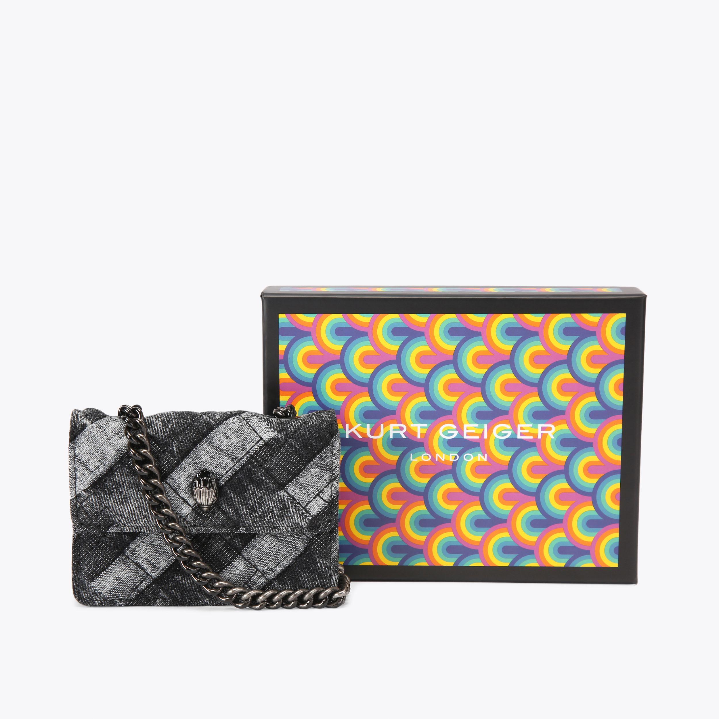 MICRO KENSINGTON Micro Denim Cross Body Bag by KURT GEIGER LONDON